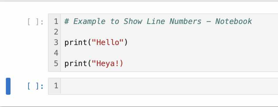How To Show Line Numbers In Jupyter Notebook Cells Code2care